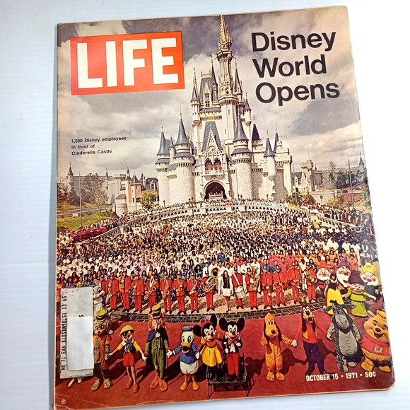 Disney | Accents | Life Magazine Disney World Opens Oct 5 1971 Vintage ...